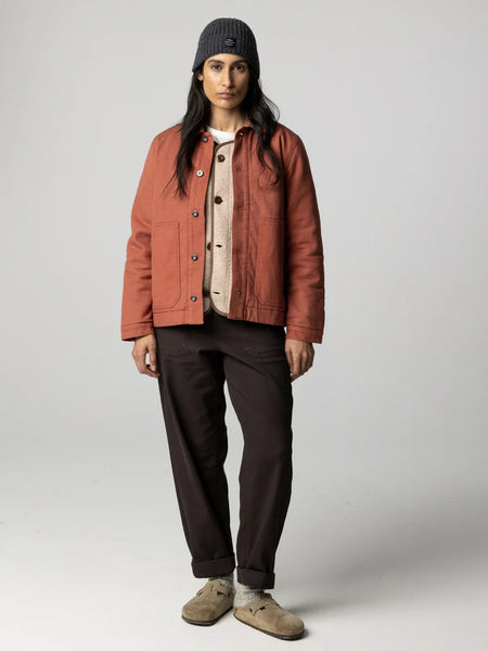 Yarrel Quilted Chore Jacket - Red Oxide – Heritage Goods and Supply